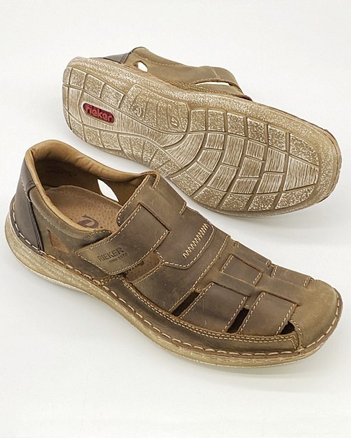 Rieker 03078-25 męskie półbuty na lato, tęgość J-K, szerokie - obuwie ...